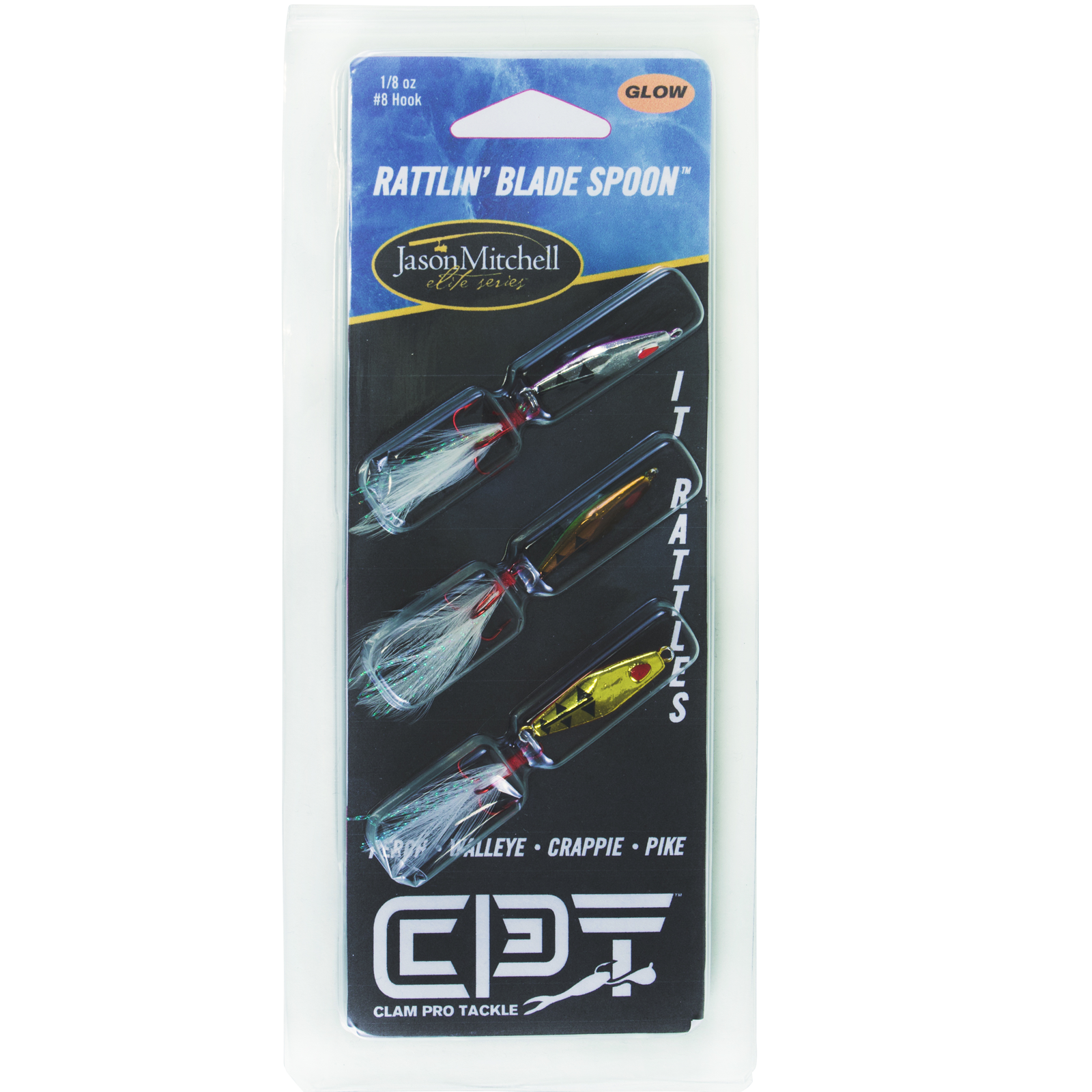 Clam Jason Mitchell Rattlin' Blade Spoon Kit – Up North Sports