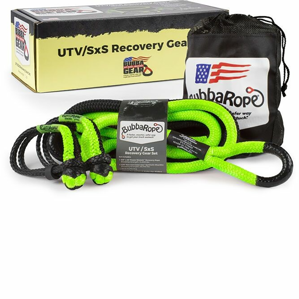 BUBBA ROPES UTV RECOVERY ROPE GREEN – Up North Sports