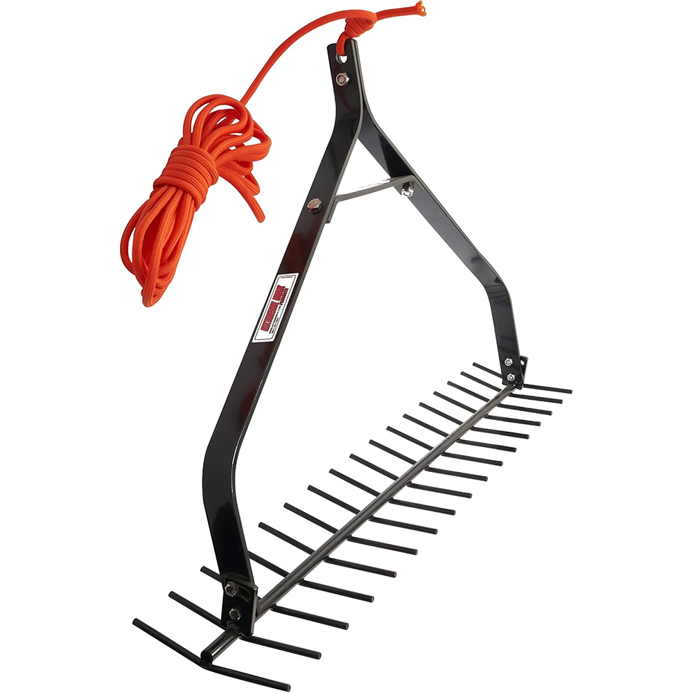 Extreme Max Throwable Aquatic Weed Rake - 32" - 3005.5321 – Up North Sports