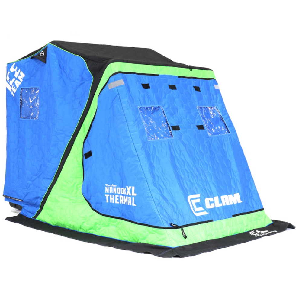 Clam Nanook XL Thermal Flip Over Shelter - Ice Team Edition – Up North ...