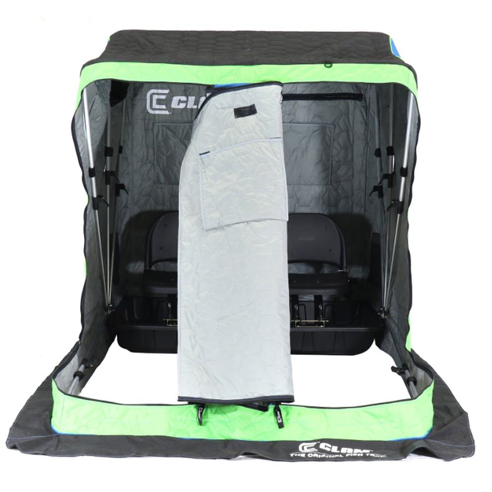 Clam Nanook XL Thermal Flip Over Shelter - Ice Team Edition – Up North ...