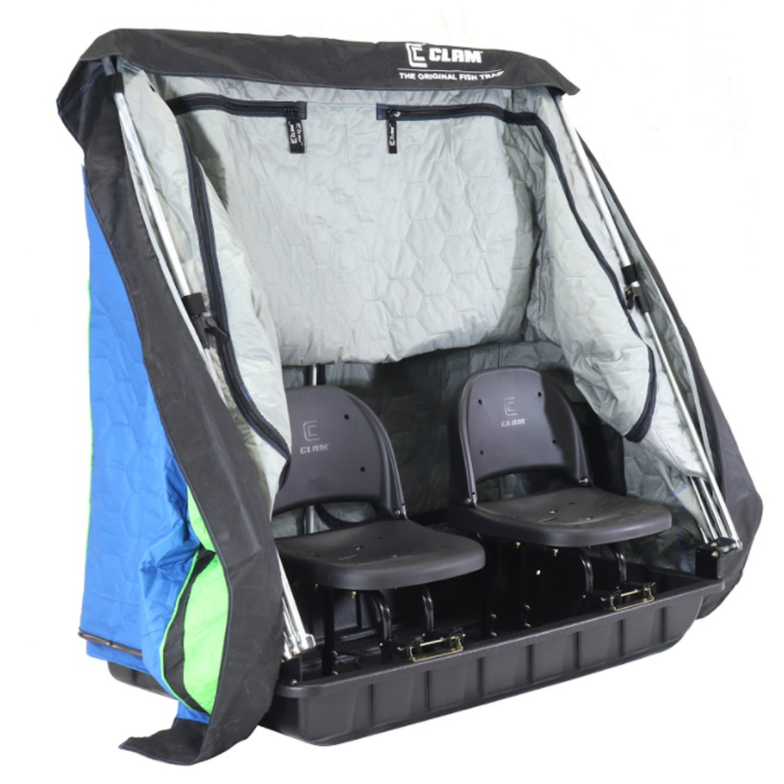 Clam Nanook XL Thermal Flip Over Shelter - Ice Team Edition – Up North ...